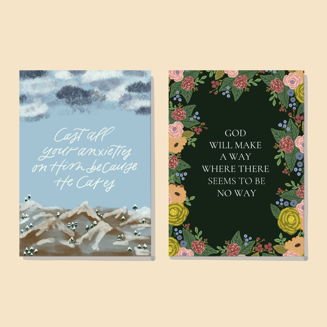 Faith and Compassion Cards – LanternCalligraphy